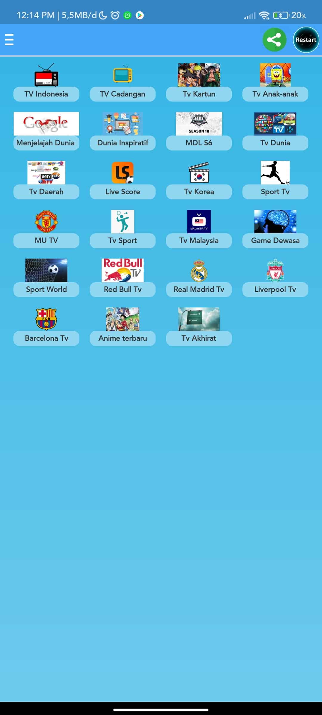 Gratisoe TV MOD APK Download v13.0 Unlock All Channel | Vasiota.com