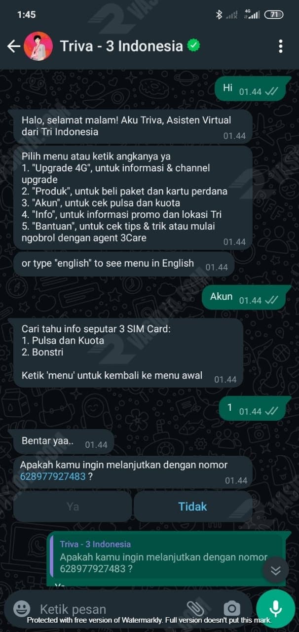 4 Cara Cek Pulsa 3 (Tri) Terbaru November 2024 | Vasiota.com